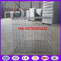 China 150mmx150mm ,2x1x1.2m size Rust Proof Galfan Coated  Welded Stone Filled Gabions for  Tanzania for sale