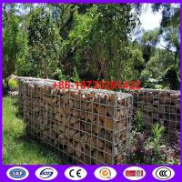 China 4 feet high, 4 feet deep  by 8 feet length welded gabion basket building a retention wall for sale