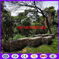 China 4 feet high, 4 feet deep  by 8 feet length welded gabion basket building a retention wall for sale