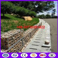 China 1 m high Professional Welded Wire Galfan Galvanised 75mm x 75mm Mesh Type Gabion for wall for sale