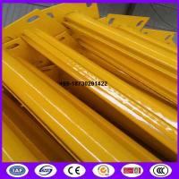 China Yellow color PVC coating Holland wire mesh fence 30mmx30 mm Hole opening ​ in 1.2 meter height for sale