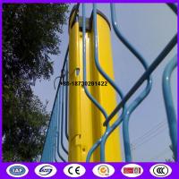 China 3m Peach Shape  pole along with Triangle Bending Panel from China as fence application for sale