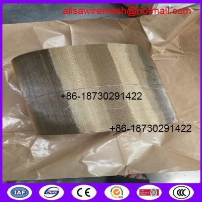 China 110 mesh 308mm x80m copper wire screen changer Continous filter belt screens for film blowing line for sale