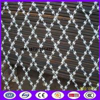 China High security welded razor wire mesh with blade type BTO-22 made in China for sale