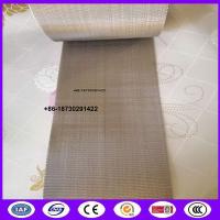 China 27cm 260x40 mesh 304  stainless steel reverse dutch weave twin cylinder hydraulic belt screens filter for extruder for sale