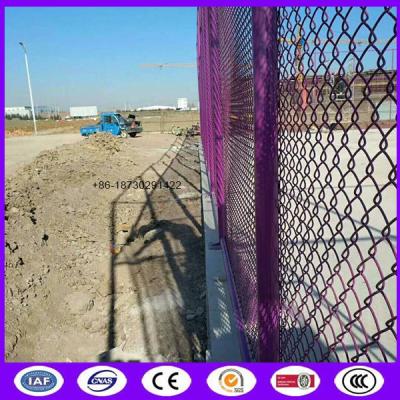 China Pink color chain link fence wire mesh for basketball court made in china for sale