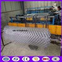China Low cost silver color iron chain link mesh for encircling wasteland with high recycling value and easy installing for sale