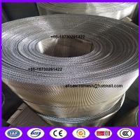 China 90 micron copper wire mesh belt of reverse dutch weaving  in 300mm width for HDPE production for sale