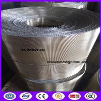 China 90 micron copper wire mesh belt of reverse dutch weaving  in 300mm width for HDPE production for sale