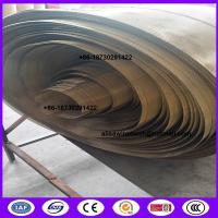 China 90 micron copper wire mesh belt of reverse dutch weaving  in 300mm width for LDPE  plastic production for sale