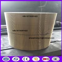 China 90 micron copper wire mesh belt of reverse dutch weaving  in 300mm width for LDPE  plastic production for sale