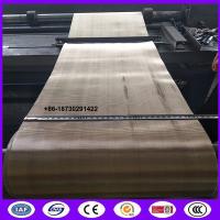 China 300 micron copper material Continous filter belt screens for extrusion and granulations in LDPE & HDPE & PP for sale