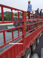 China Reinforced Hexagonal road Mesh with transverse rod  to Strengthen the Road for sale