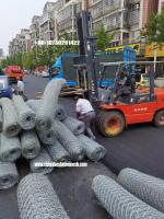 China Reinforced Hexagonal road Mesh with transverse rod  to Strengthen the Road for sale