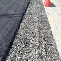 China Reinforced Hexagonal Gabion road Mesh track to rebuild the broken roadand surface rutting on existing or asphalt for sale