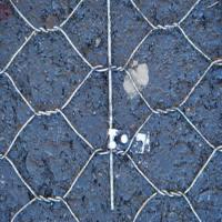 China Reinforced Hexagonal Gabion road Mesh track to rebuild the broken roadand surface rutting on existing or asphalt for sale