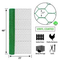 China 13mmx13mm PVC Coated Hexagonal Chicken Wire Mesh for sale