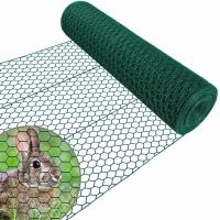 China Wire Mesh Size 13mm/16mm/19mm/25mm Hexagonal Galvanized Chicken Fence for sale