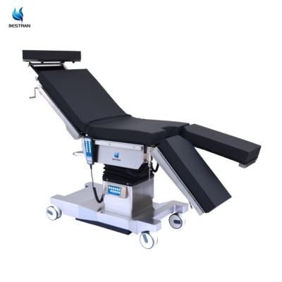China BT-RA30 Electric Surgical Table with 350mm Longitudinal Movement and 250kg Load Capacity for C-Arm X-Ray Imaging for sale