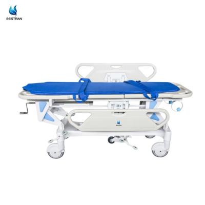 China Manual Patient Transfer Stretcher with 540-840mm Height Adjustment and 150kg Capacity for Hospital Use for sale
