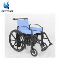 China Lightweight MRI Wheelchair 17kg Capacity 100kg Non-Metallic Plastic Patient Transport for Hospital Imaging for sale