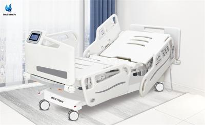 China Motorised Electric ICU Bed with Weighing Function 560-850mm Height Adjustment and Side Rail Control for sale