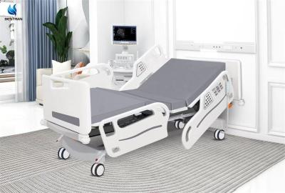 China Motorized Healthcare Hospital Bed with Backup Battery, Electric CPR Stop Button, 450-700mm Height Adjustment for sale