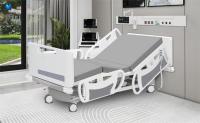 China 5-Function Electric Hospital Bed with CPR Feature 2100×1060mm Size 450-700mm Height Adjustment for sale
