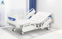 China 4-Crank 5-Function Manual Hospital Bed with 460-720mm Height Adjustment and 125mm Silent Wheels for sale