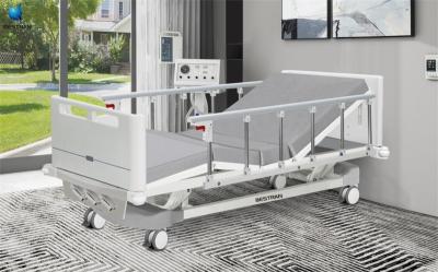 China Easy Silent Operation Clinic Manual Hospital Bed with 460-720mm Height Adjustment and 0-75° Backrest for sale
