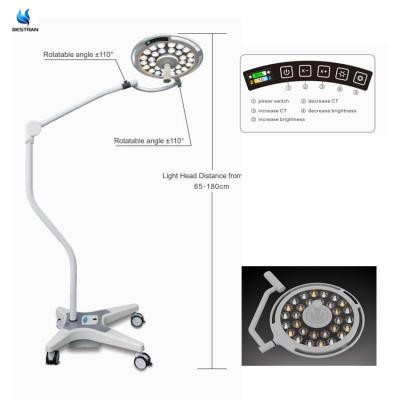 China Mobile Surgical Operating Room LED Light 45VA with 50,000hr Lifespan and 80,000 Lux Illumination for sale