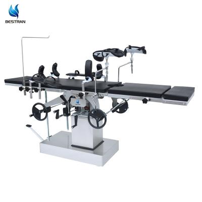China Heavy Duty Hydraulic Operating Table BT-RA028 with 500kg Capacity and 250mm Height Adjustment Range for sale