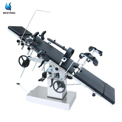 China EU Certified Manual Hydraulic Surgical Operating Table BT-RA028 with 780mm Height and 227kg Capacity for sale
