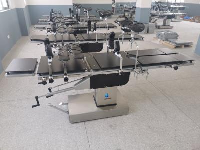 China 250KG Manual Surgical Operating Table with 300mm Sliding Range and 25° Trendelenburg for Hospital Use for sale