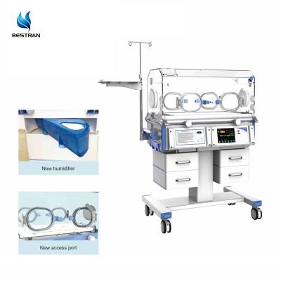 China 8-Inch Color Touch Screen Medical Newborn Incubator with Skin Temperature Graph Trends and SPO2 Monitoring for sale