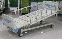 China 5 Function Mechanical Hospital Bed 460-720mm Height Adjustable Manual Recovery Bed for Geriatric Care for sale