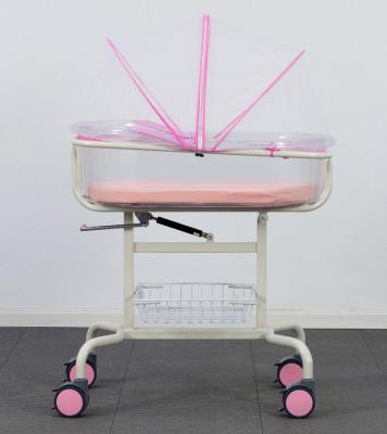 China Sturdy Hospital Crib Newborn Infant Care Bed 850×530×920mm with 15kg Capacity for Delivery Rooms for sale