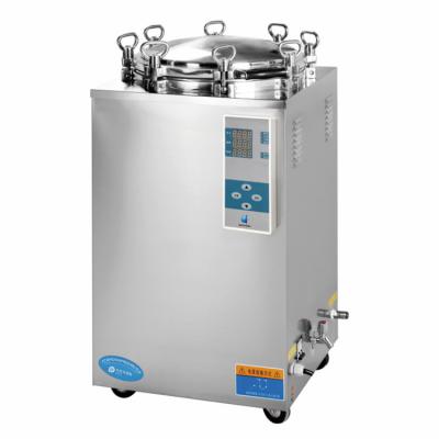 China Digital Display High Pressure Steam Sterilizer 35L-100L Capacity with 134℃ Temperature and 0.22MPa Pressure for Laboratory Use for sale
