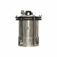 China Portable Pressure Steam Sterilizer Autoclave Machine 18L/24L Capacity with Electric or LPG Heating for Medical Use for sale