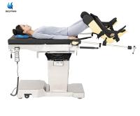 China Electric Hydraulic Radiolucent Operating Table 2100×550mm with 550-1050mm Height Range for C-Arm X-Ray Imaging for sale