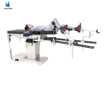 China Electric Hydraulic Adjustable Medical Table 450kg Capacity 2100×550mm Dimensions with C-Arm Compatibility for sale