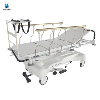 China X-Ray Transparent Patient Transport Stretcher Full-Body Radiolucent 220kg Capacity for CT/MRI for sale