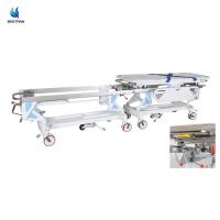 China OR-Ready Hospital Transport Stretcher with Radiolucent Carbon Fiber Frame 3650mm Length 250KG Capacity for sale
