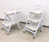 China Endoscopy Cart With 3 Trays Mobile Endoscope Storage Procedure Trolley for sale