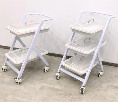 China Endoscopy Cart With 3 Trays Mobile Endoscope Storage Procedure Trolley for sale