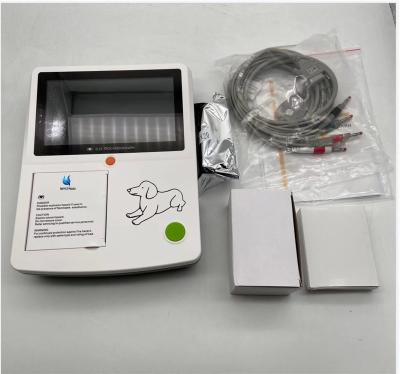 China 80mm Print Paper Compatible Veterinary 3-Channel ECG Machine With 7