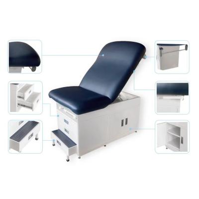 China Gynecological Exam Table with Drawers and Foot Step 1870x600x800mm for Clinical Use for sale