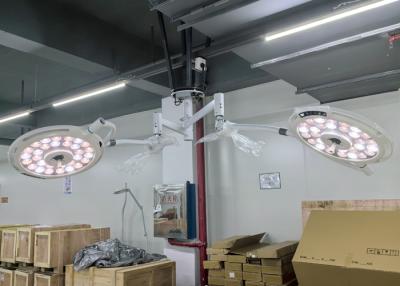 China Dual-Head LED Surgical Lamp Ceiling-Mounted Operating Room Light for sale