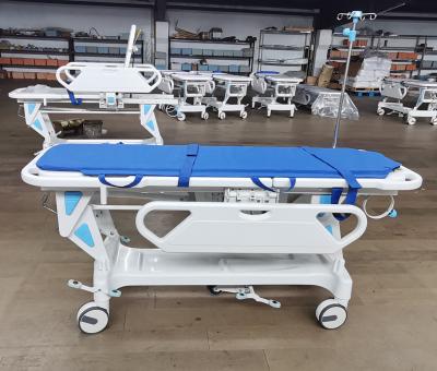China Manual Patient Transfer Stretcher with 150kg Capacity and 540-840mm Height Adjustment for Medical Transport for sale