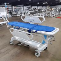 China Adjustable Height Patient Transfer Trolley Manual Emergency Stretcher 1930x640mm 150kg Capacity for sale